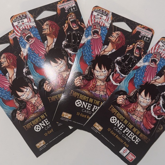Other | One Piece Card Game Booster Op9 4 Packs | Poshmark